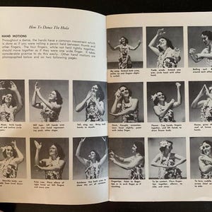 Vintage Hawaiian Guide - Learn to Dance the Hula - Hukilau Song - Etsy