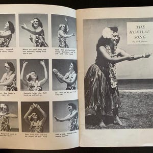Vintage Hawaiian Guide - Learn to Dance the Hula - Hukilau Song - Etsy