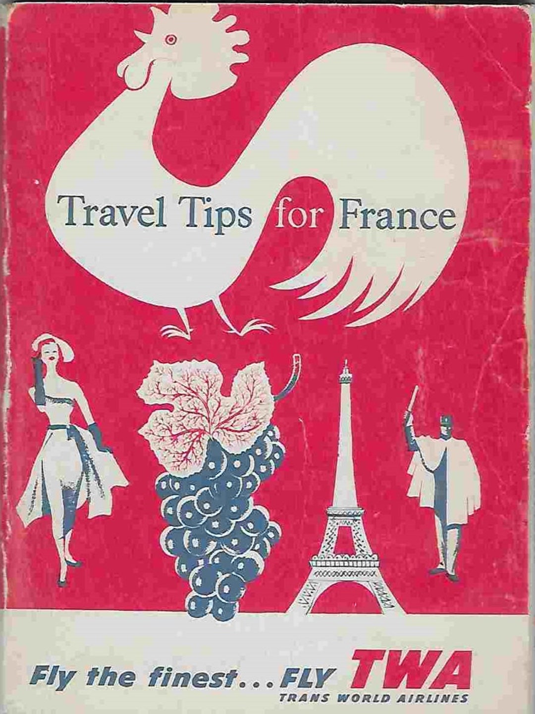 1950's Vintage Travel Brochure - Paris, France - TWA - Travel Tips ...