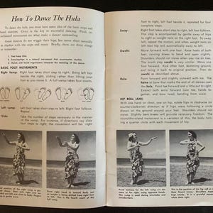 Vintage Hawaiian Guide - Learn to Dance the Hula - Hukilau Song - Etsy