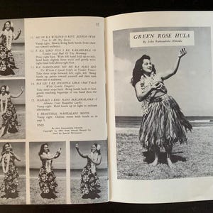 Vintage Hawaiian Guide - Learn to Dance the Hula - Hukilau Song - Etsy