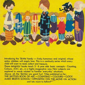 Vintage 1970's Illustrated Children's Book the Skittles Opposites ...