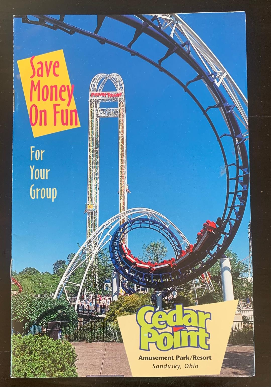 Vintage 1990's Advertising Brochure - Cedar Point Amusement Park - 1999 ...