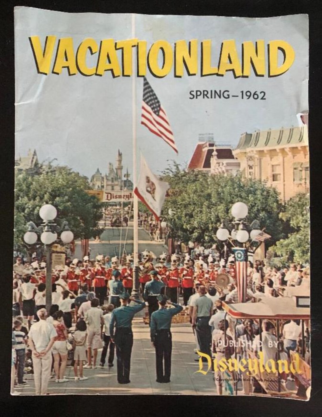 Vintage Midcentury Amusement Park Magazine - Vacationland - Disneyland ...