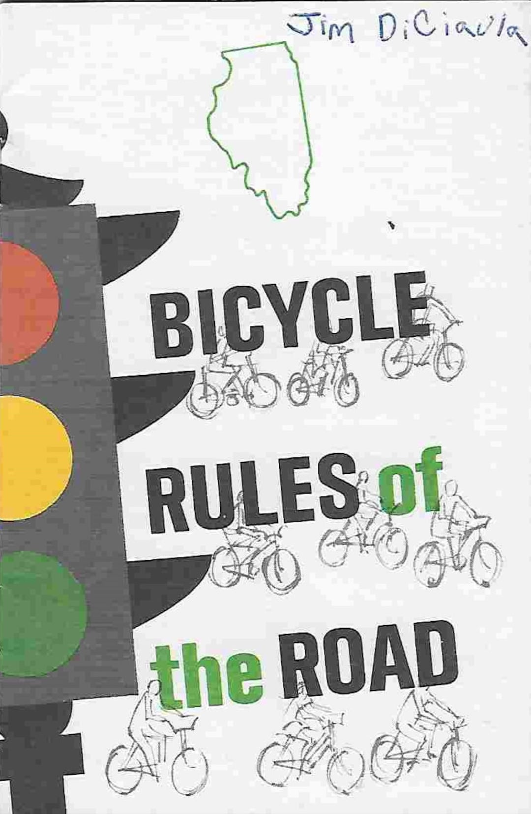 Vintage 1970's Bicycle Safety Guide - Bicycle Rules of the Road ...