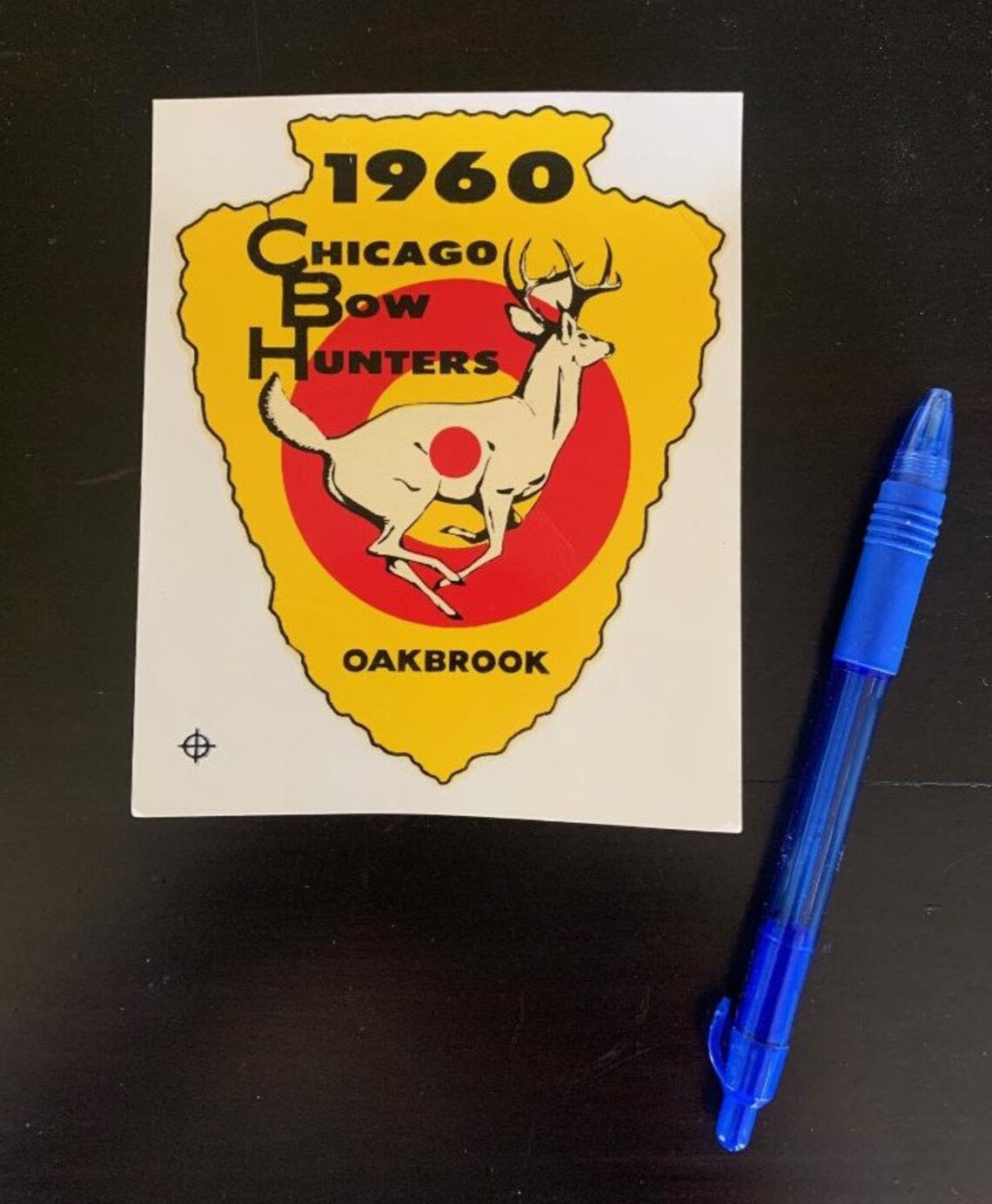 Vintage Midcentury Unused Deer Hunting Decal - Chicago Bow Hunters ...