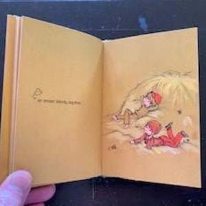 Vintage Mid-century Illustrated Hallmark Book - the Gold of Friendship ...