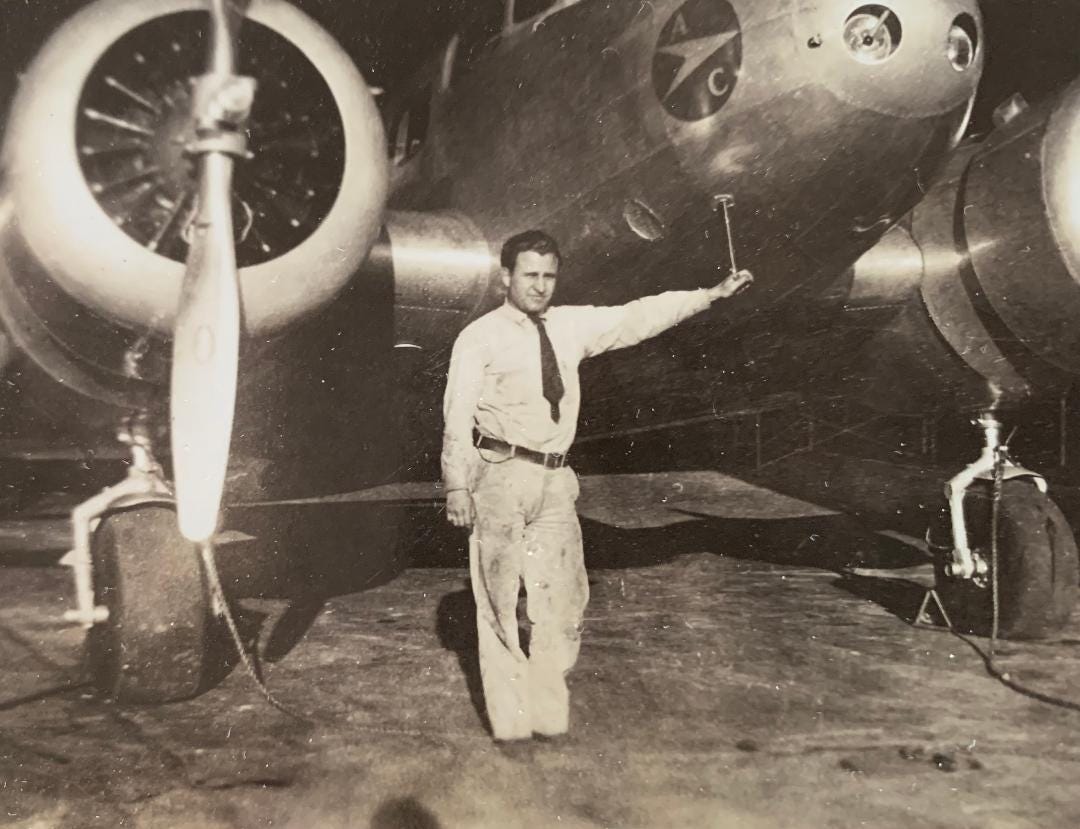 Vintage Early 1900's Original Black & White Photo - Pilot - Etsy