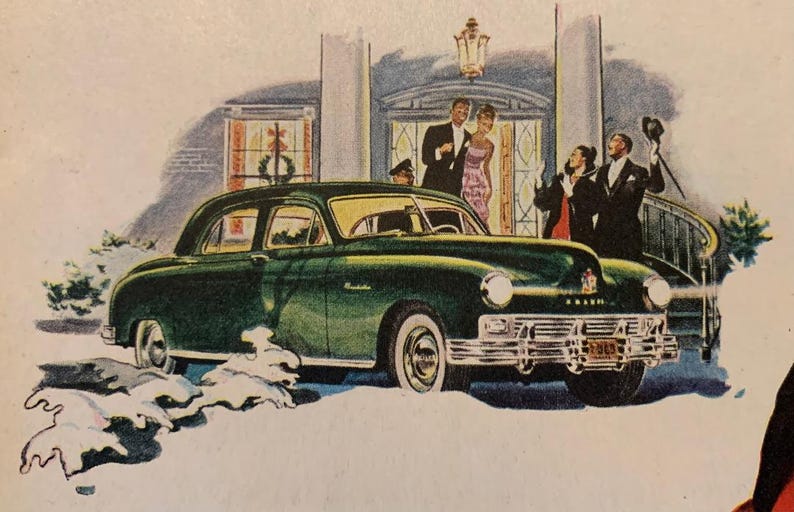 Vintage 1940's Advertisement - Kaiser and the Frazer - Norman Norell ...