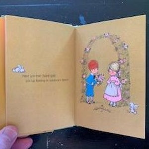 Vintage Mid-century Illustrated Hallmark Book - the Gold of Friendship ...
