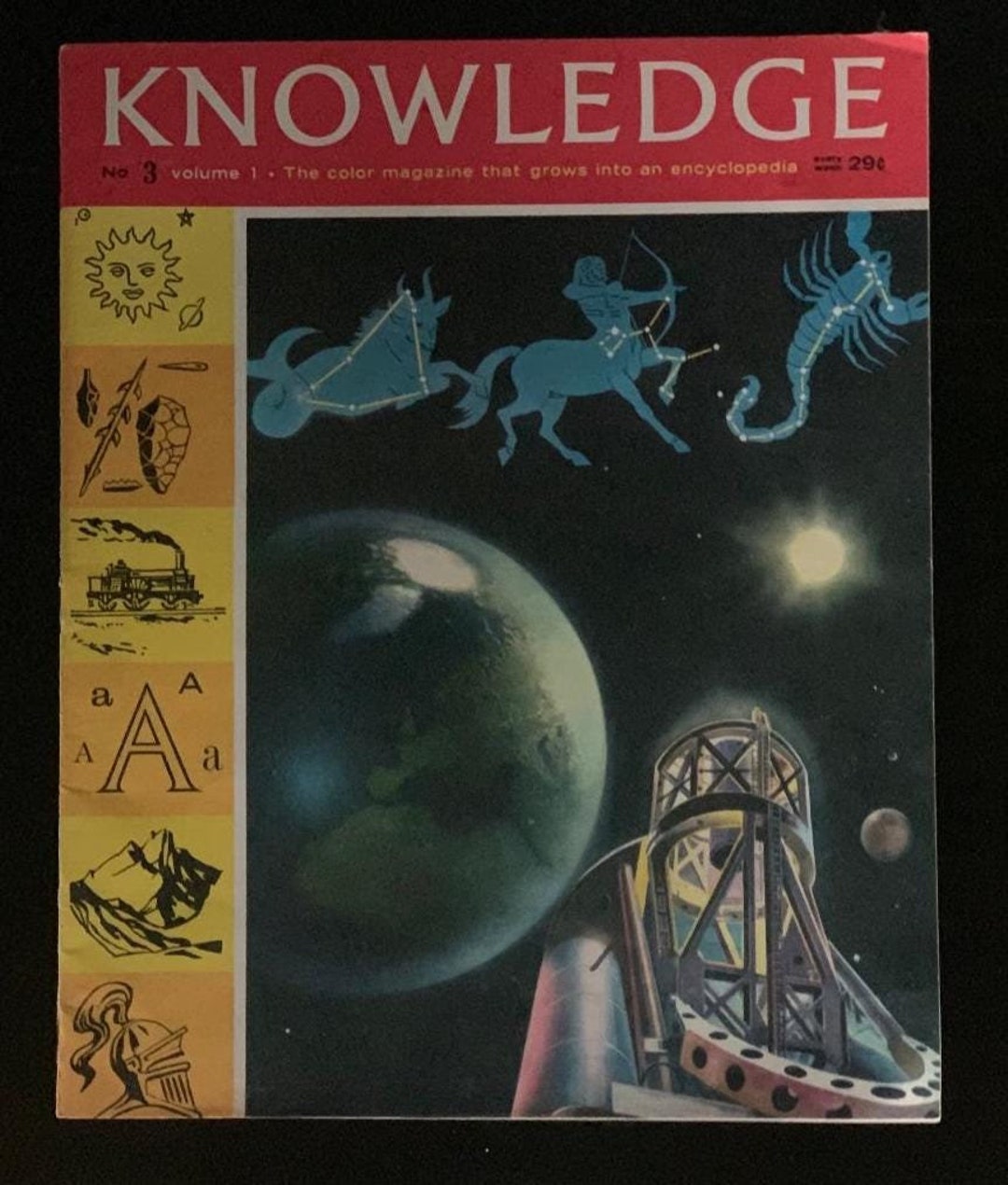 Vintage 1960's Children's Book - Knowledge Magazine - Volume One ...