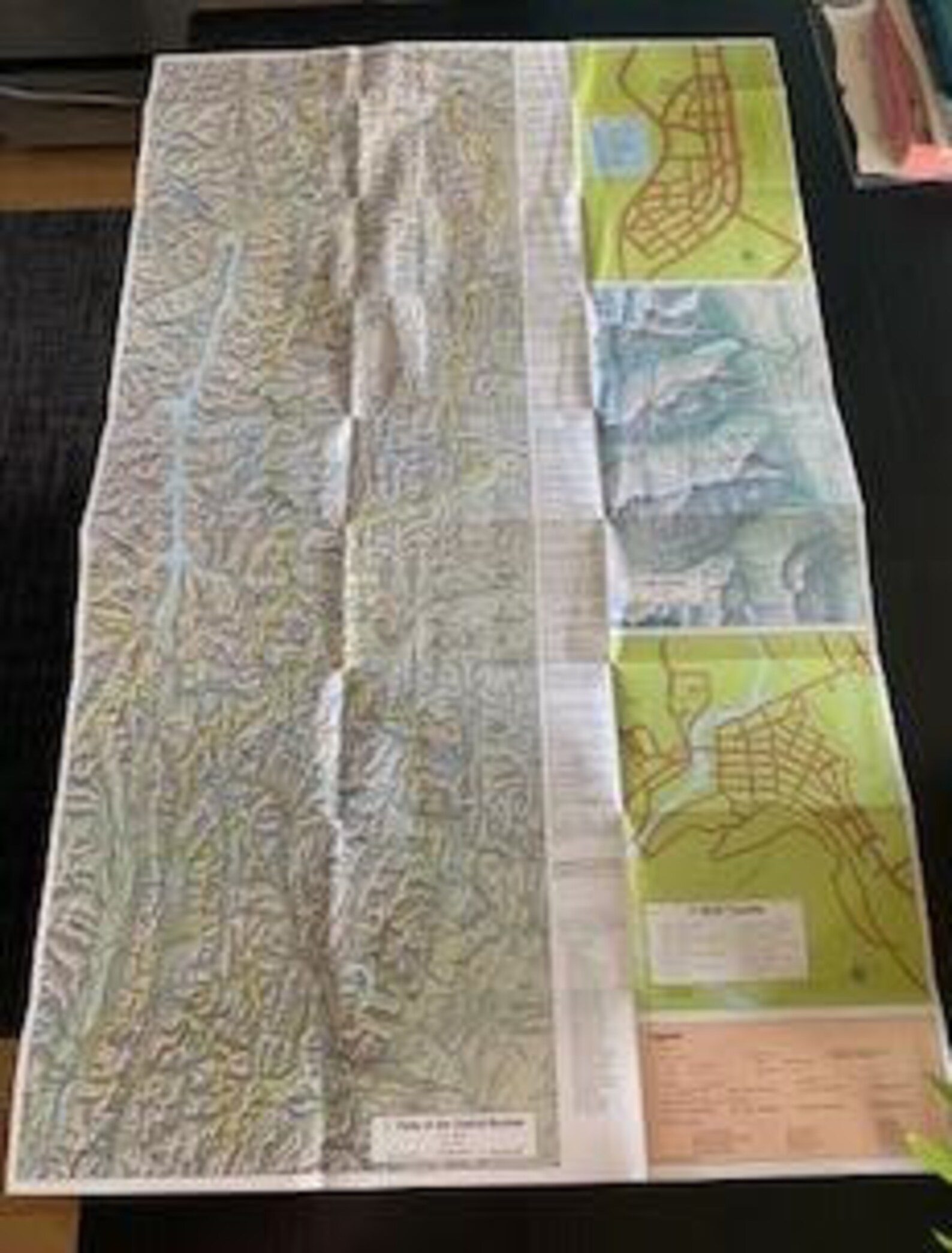 Vintage 1980's Guide Map Parks of the Canadian Rockies - Etsy