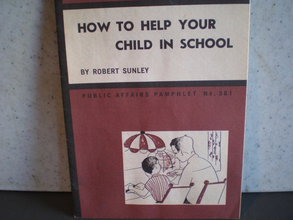 Vintage Mid Century Parenting Guide How to Help Your Child - Etsy