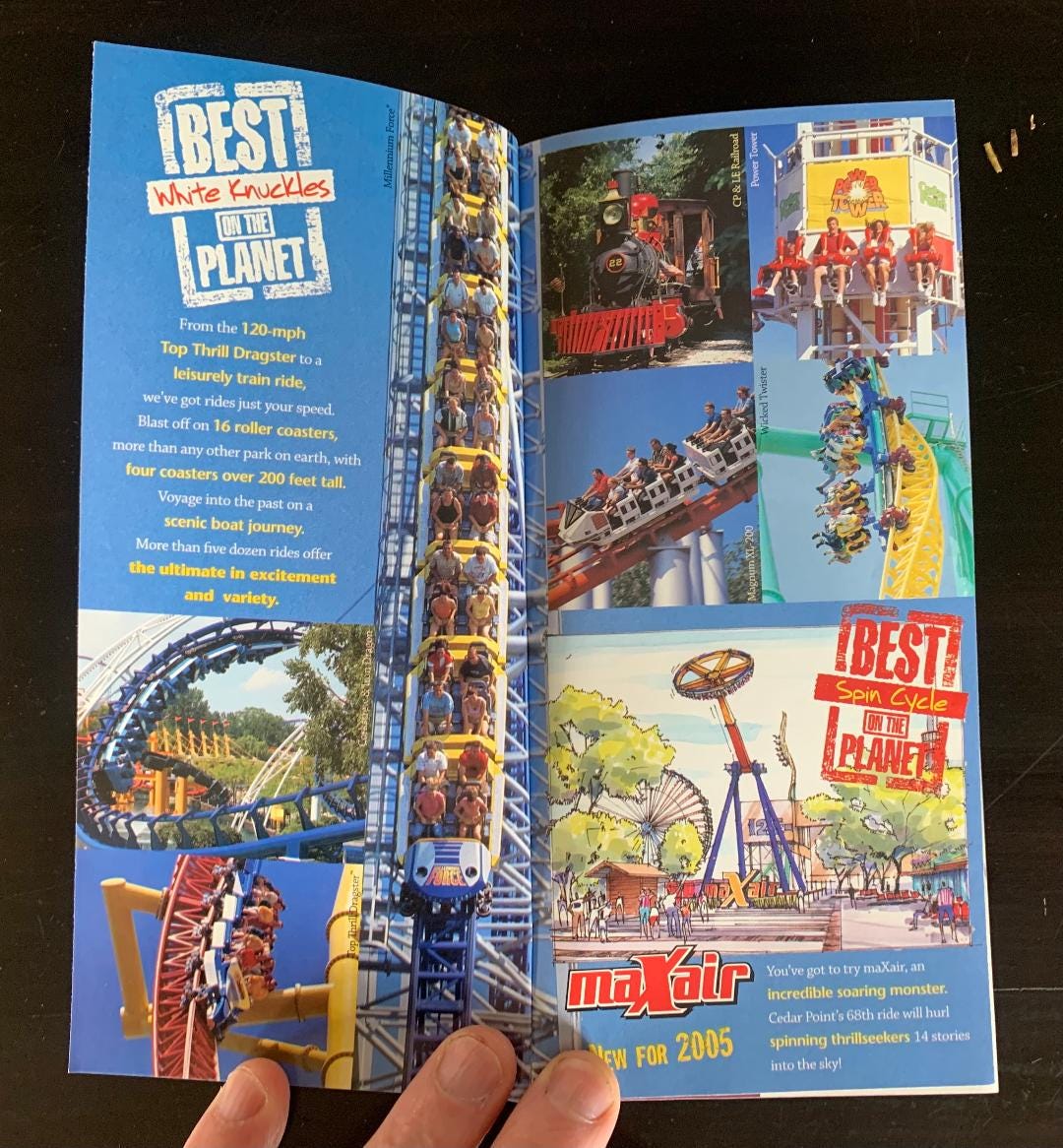 Vintage Advertising Brochure - Cedar Point Amusement Park - 2005 - Etsy