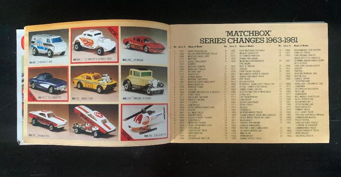 Vintage 1970's Toy Catalog - Matchbox Cars - 1971 - Etsy