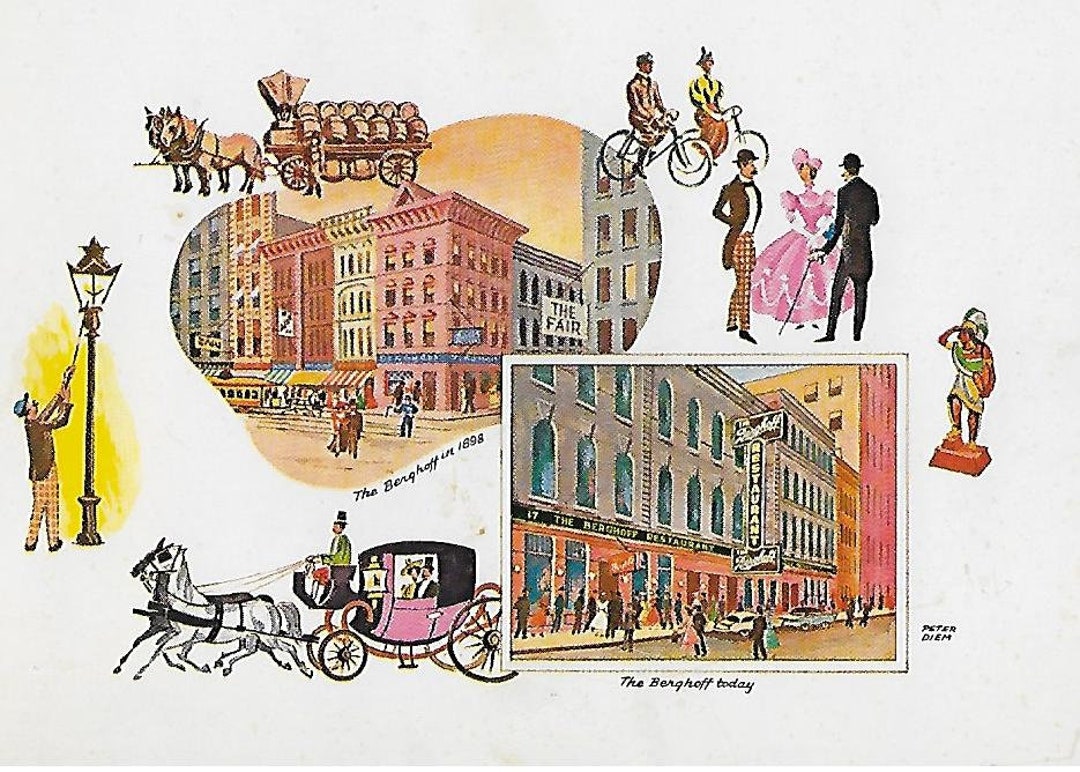 Vintage Mid Century Unused Restaurant Advertisement Postcard - the ...