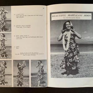 Vintage Hawaiian Guide - Learn to Dance the Hula - Hukilau Song - Etsy