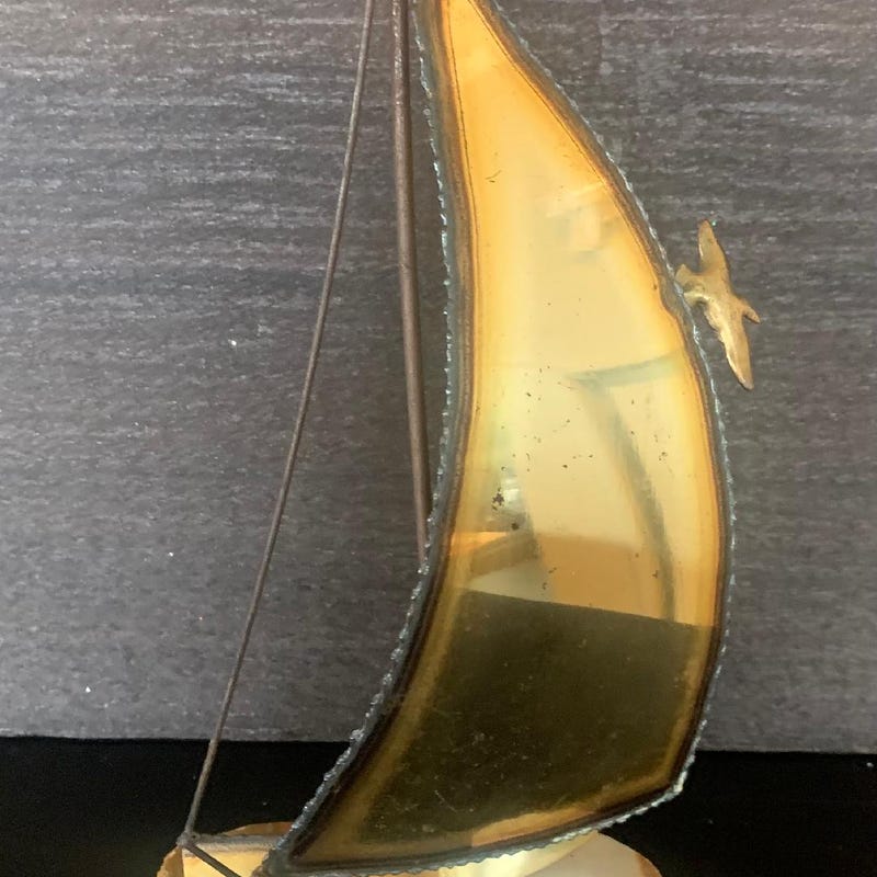 Vintage Demott Sailboat - Etsy