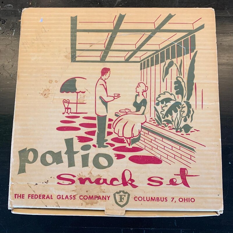 Patio Snack Set - Etsy
