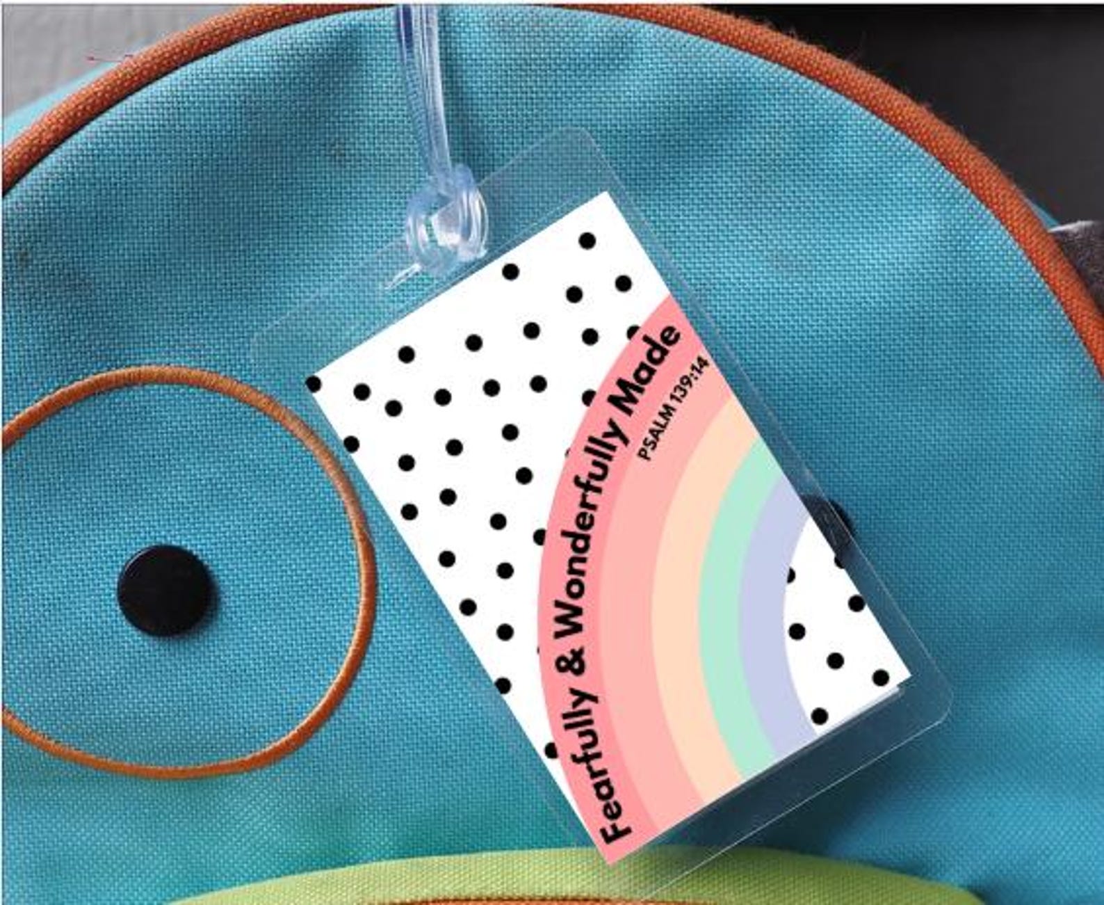 Christian Kids Backpack Tags: Bible Verse Affirmations (printable PDF ...