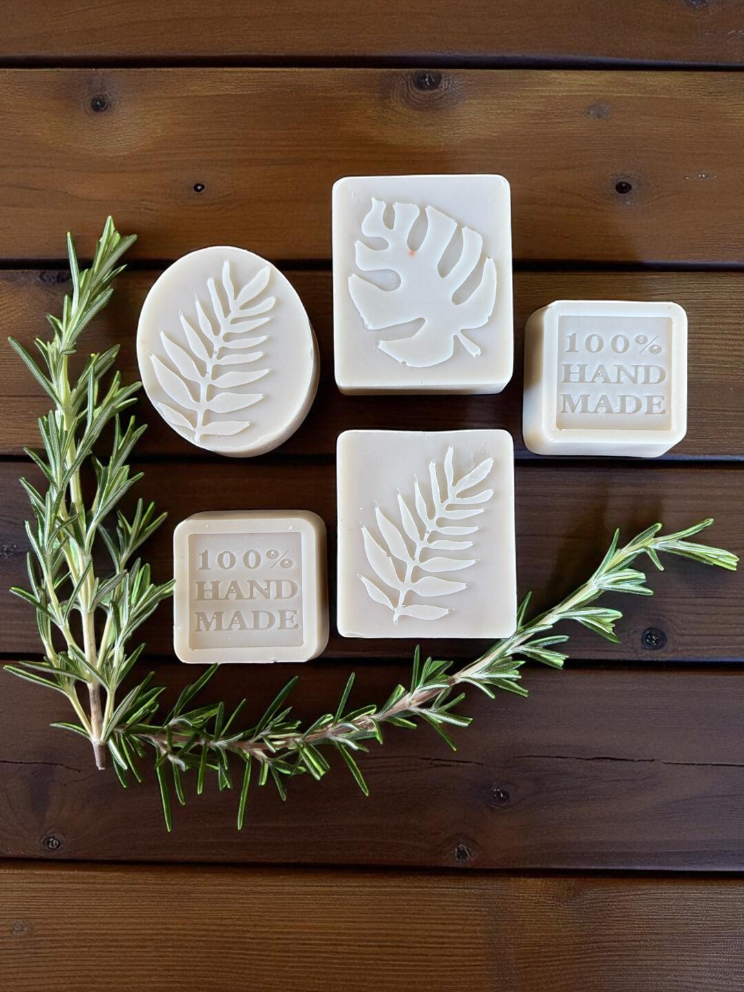 Natural Cold Process Herbal Soap - Rosemary & Blue Clay Soap| Detox ...