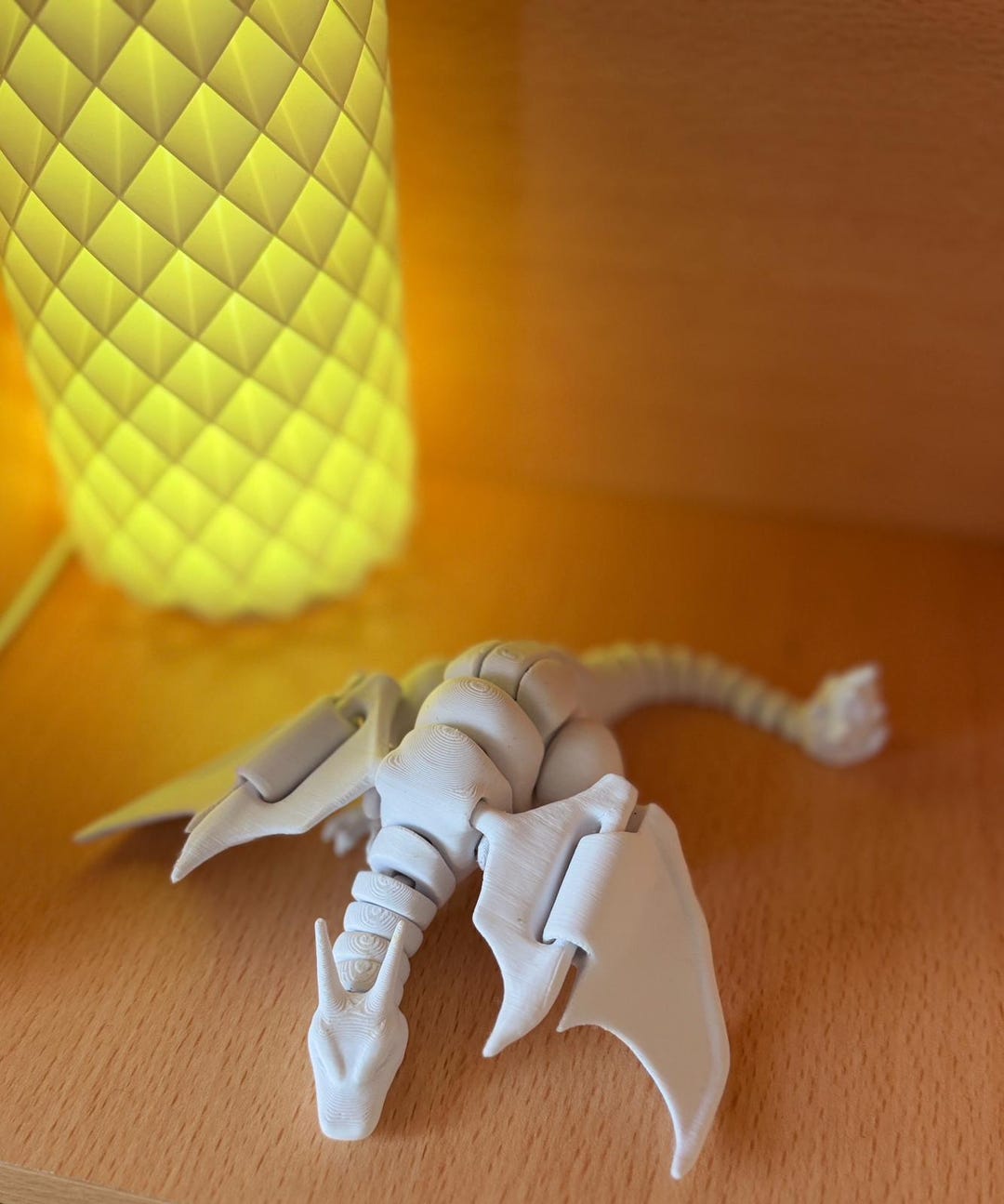 Paintable Dragon Figure Kit – 3D Printed Fantasy Dragon – DIY Model ...