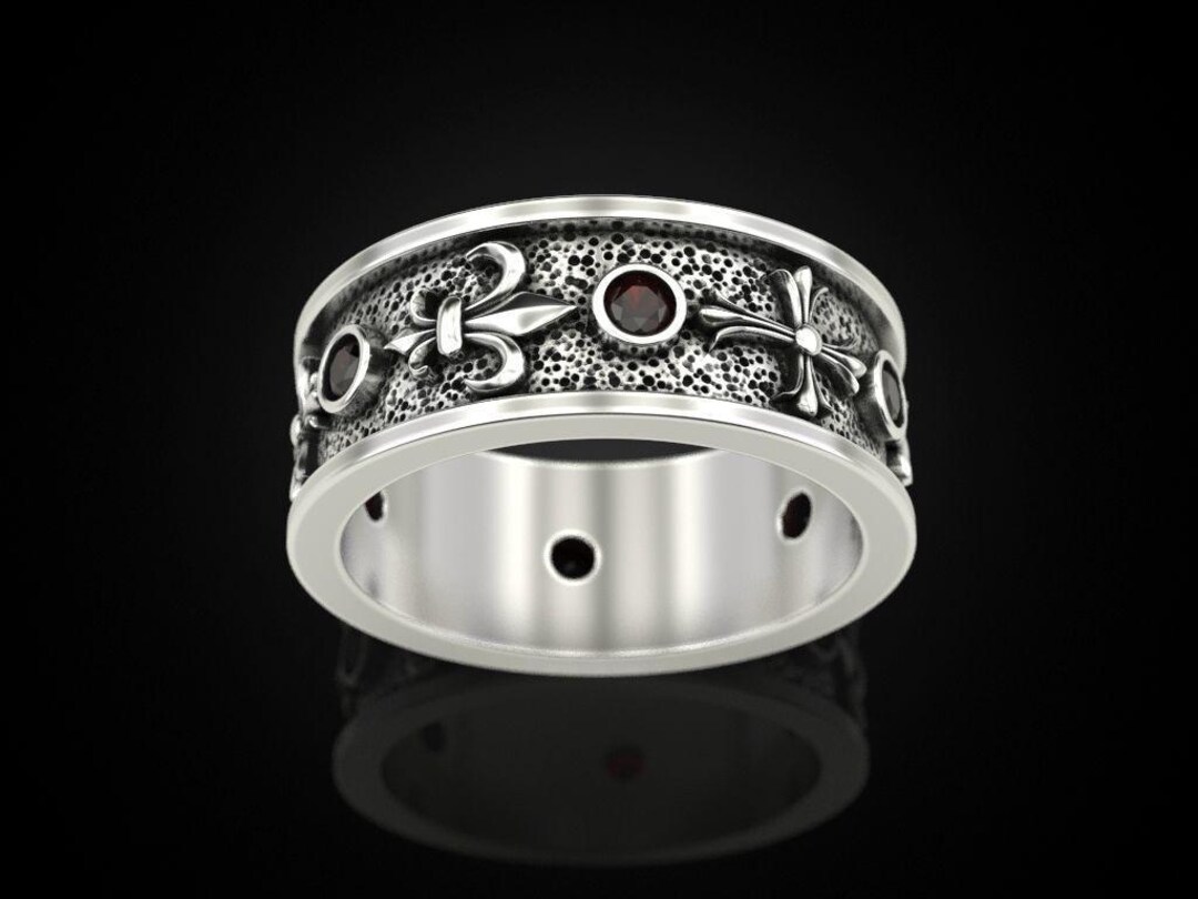 Heraldic Ring, Sterling Silver Coat of Arms Ring, Family Crest Jewelry ...