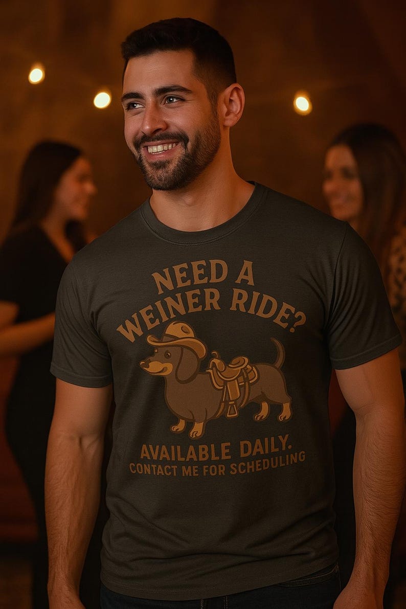 Funny Weiner Ride T-shirt: Pun Humor Graphic Tee - Etsy