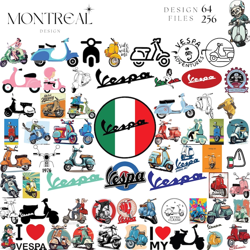 Vespa Poster - Etsy