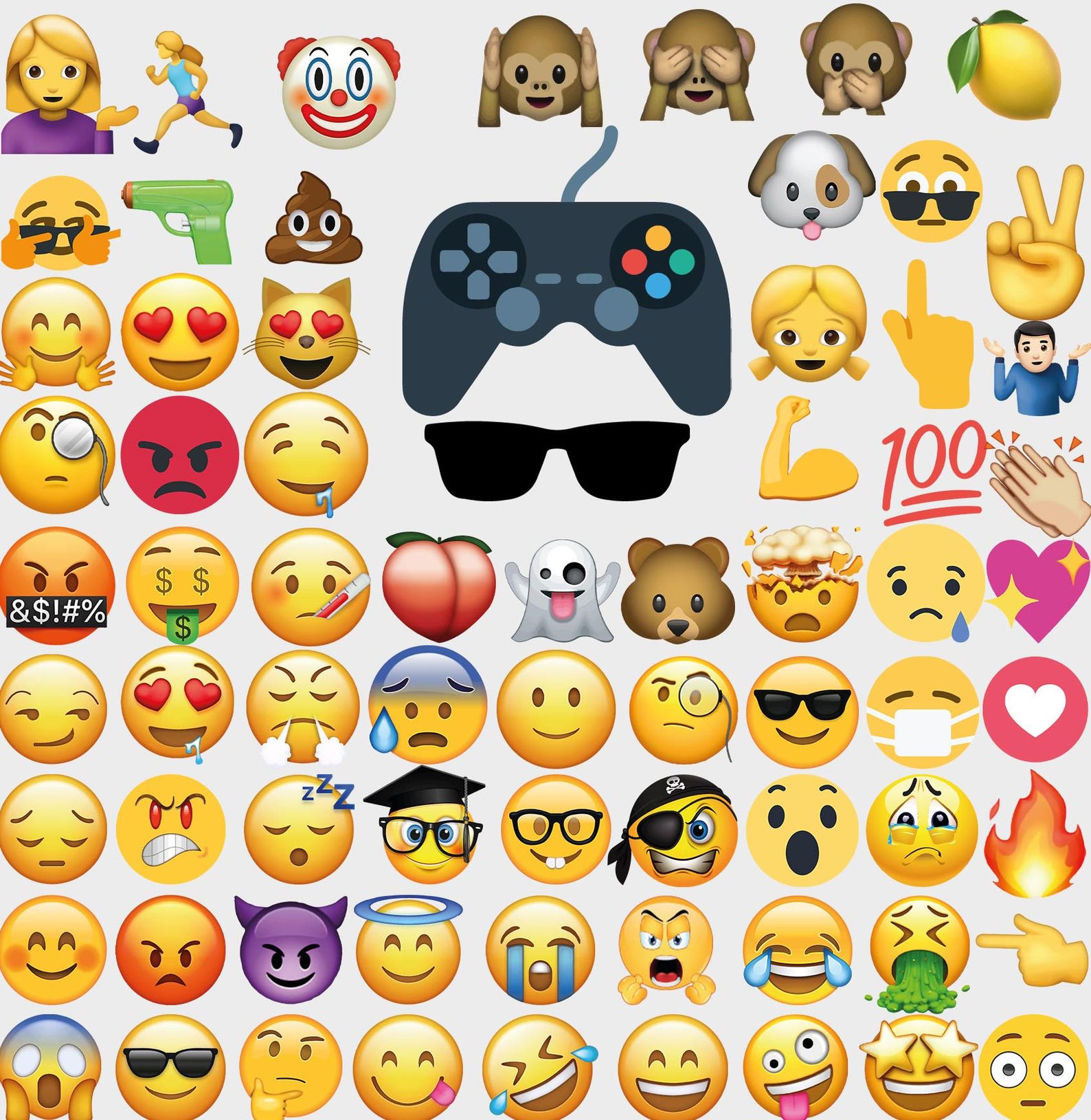 Emoji İphone Android Tablet Design Sticker Emoji Sticker - Etsy