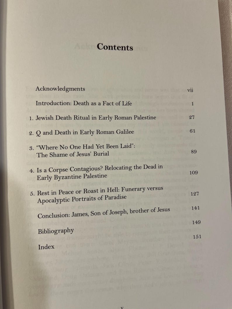 Roll Back the Stone:death and Burial in the World of Jesus (signed Copy ...