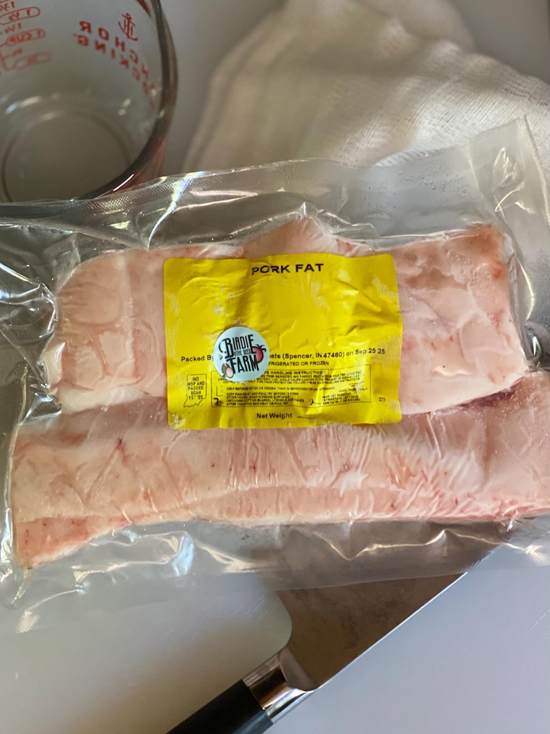 Pastured-raised Pig Lard | Triple Filtered | Old-line Duroc Pigs - Etsy