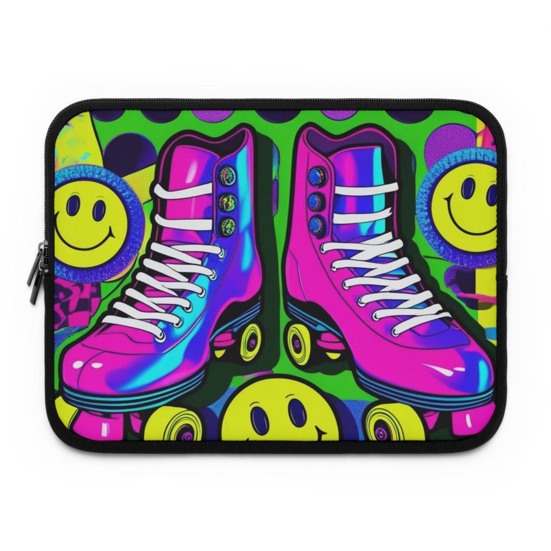 Y2K Vibrant Roller Skate Laptop Sleeve, Retro Laptop Case - Etsy