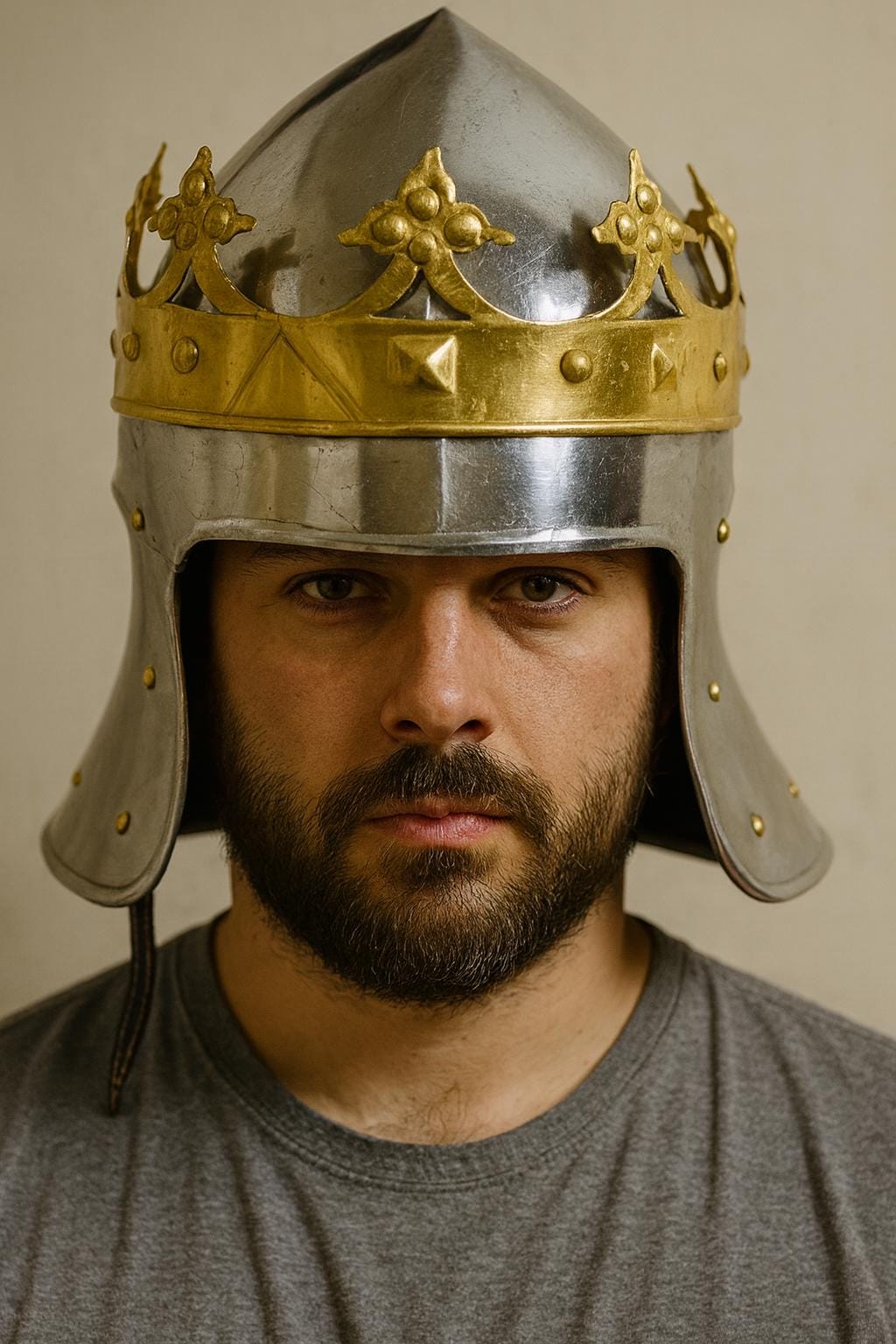 The King Richard Lionheart Helmet King Helmet Medieval Halloween Armor ...
