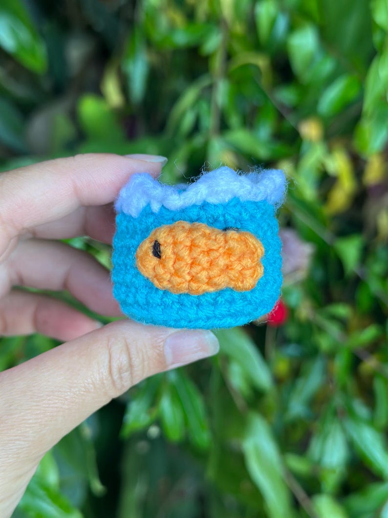 Crochet Pattern – Small Fish Bowl With Mini Fish – Amigurumi PDF – Easy ...