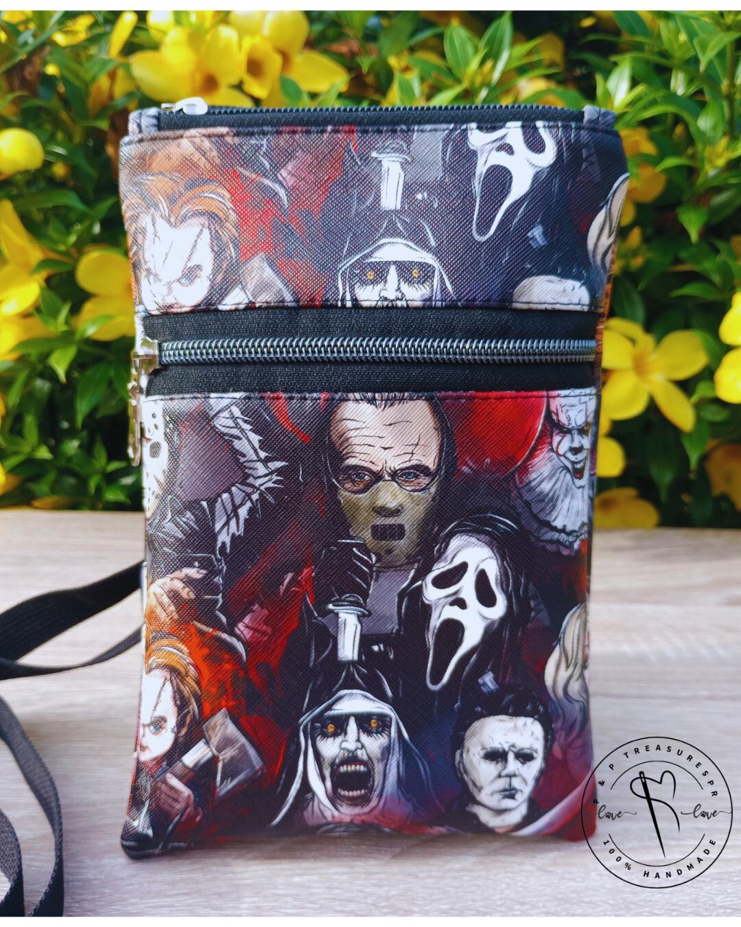 Crossbody Bag Horror Small Bag Crossbody Adjustable Bag Handmade ...