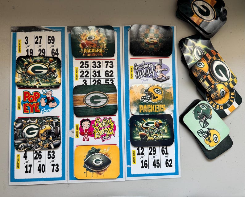 Personalized Bingo Card Covers - Etsy