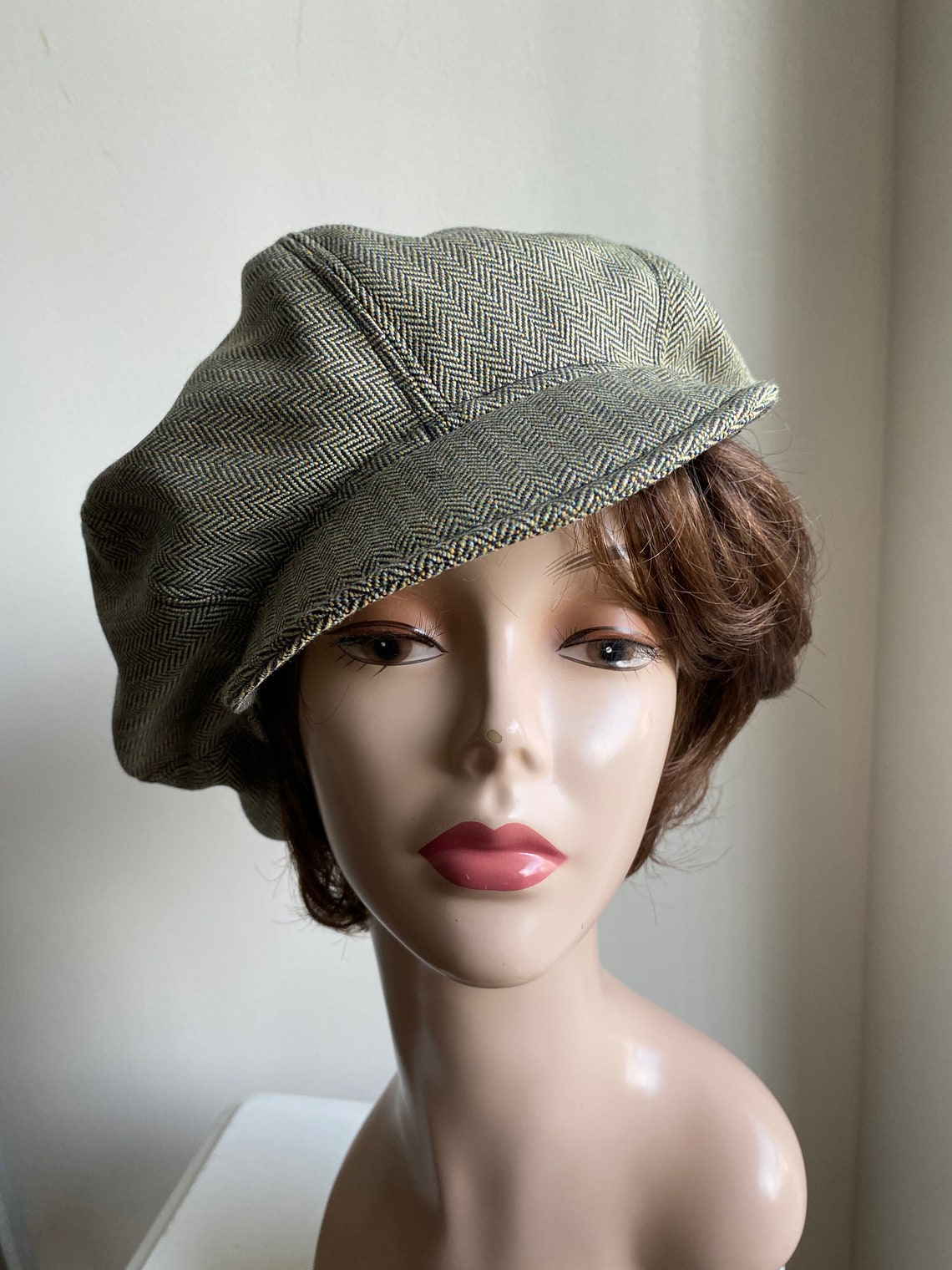 Wool Newsboy Cap Paperboy baker Boy apple Hat Slouchy - Etsy