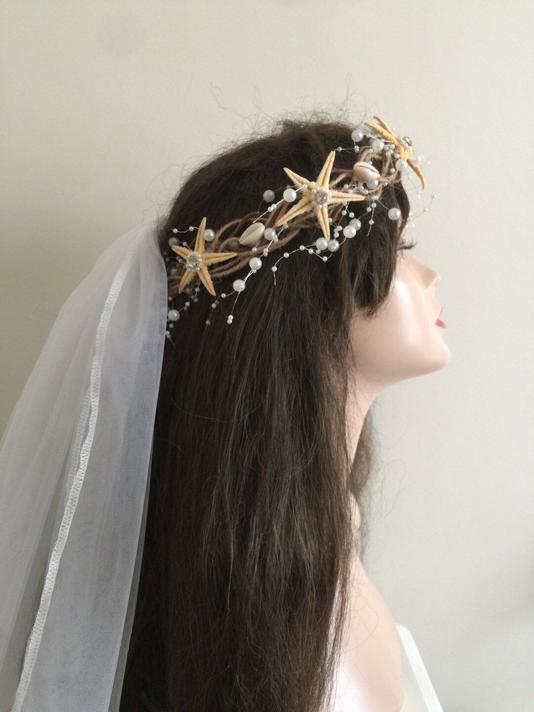 Mermaid Bachelorette Party mermaid Headband sea Shell Crown - Etsy