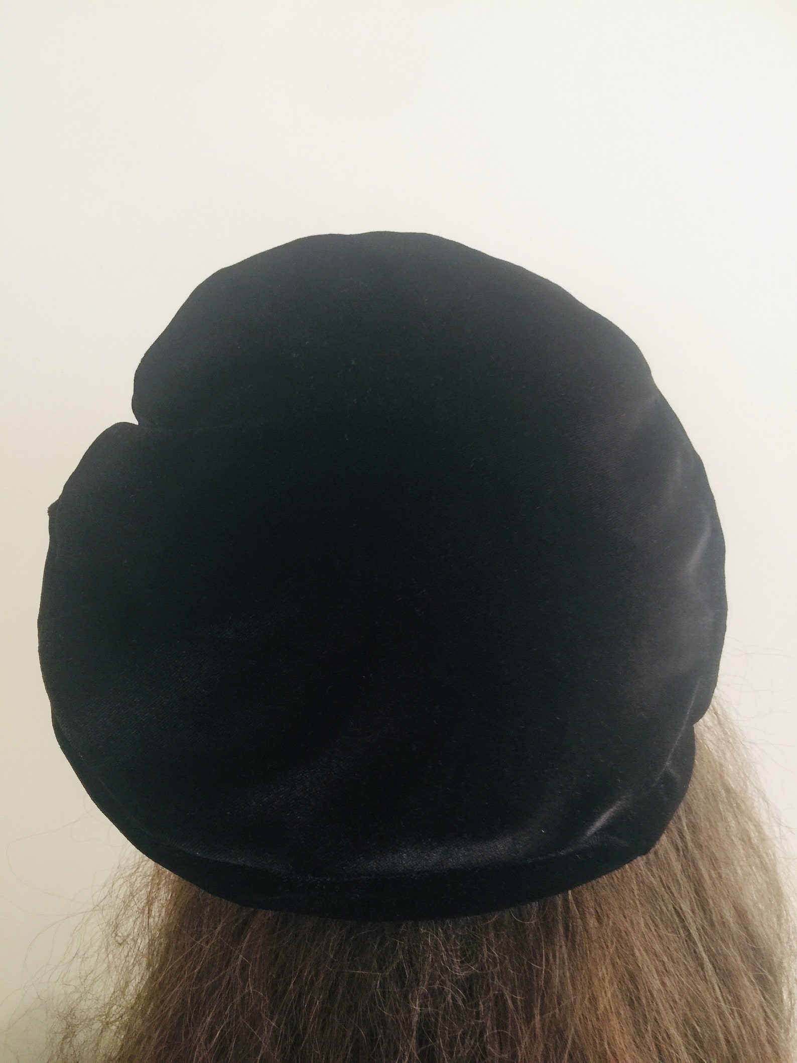 Black Velvet Beret With a Bow- Tam French- Warm Winter Hat- Velvet ...
