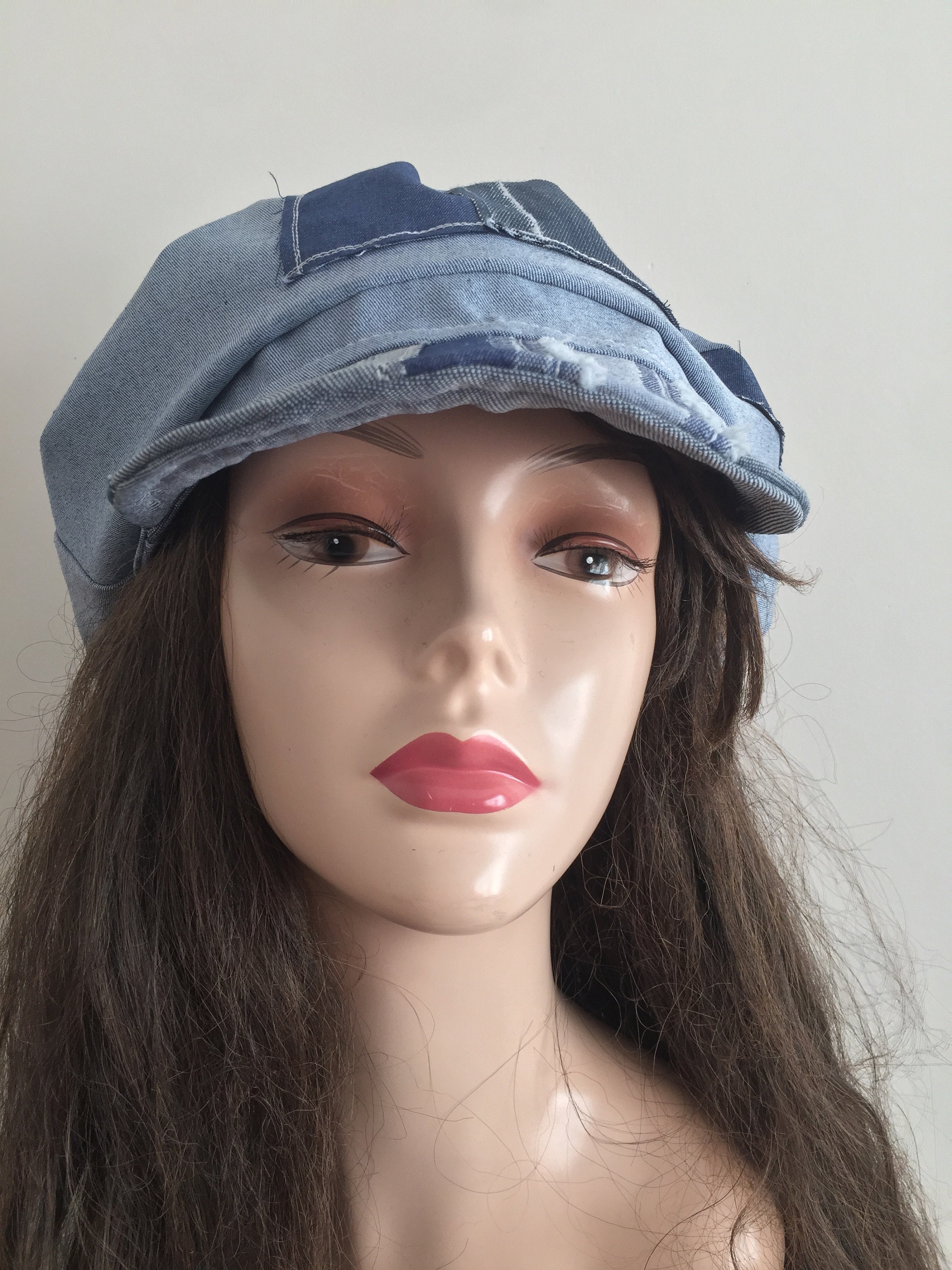 Bohemian Style hat Boho hippie clothing distressed Cap | Etsy