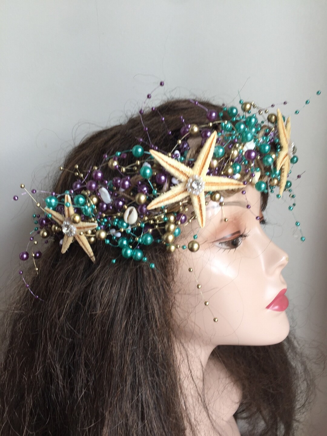 Mardi Gras Headband New Orleans Carnival Parade Nola Louisiana Fat ...