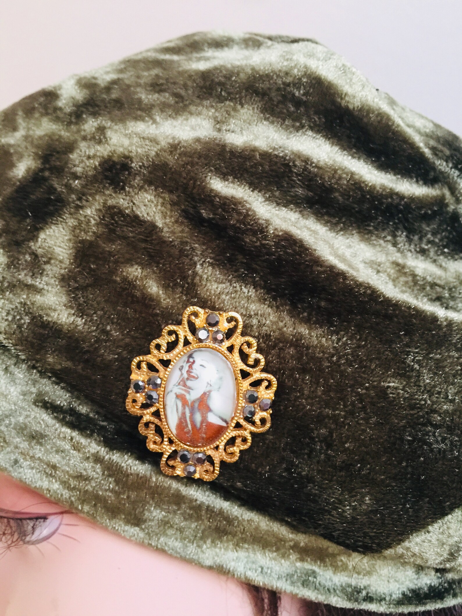 Spring Beret Velvet Slouchy Beanie Formal Beret With Bow | Etsy