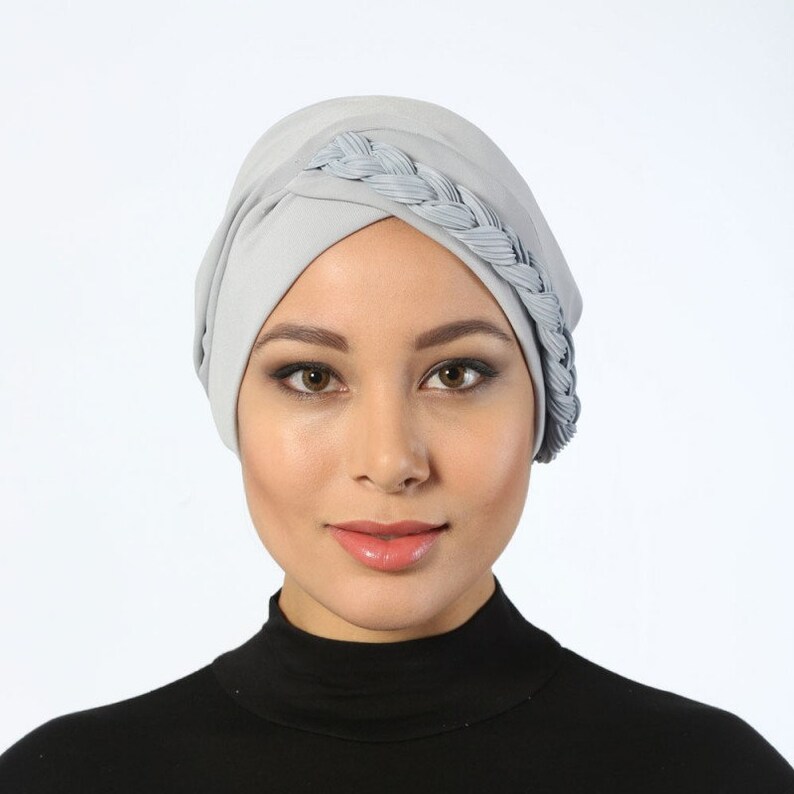 Blush Pink Turban Turban Headwrapfashion Turban Capbraided | Etsy