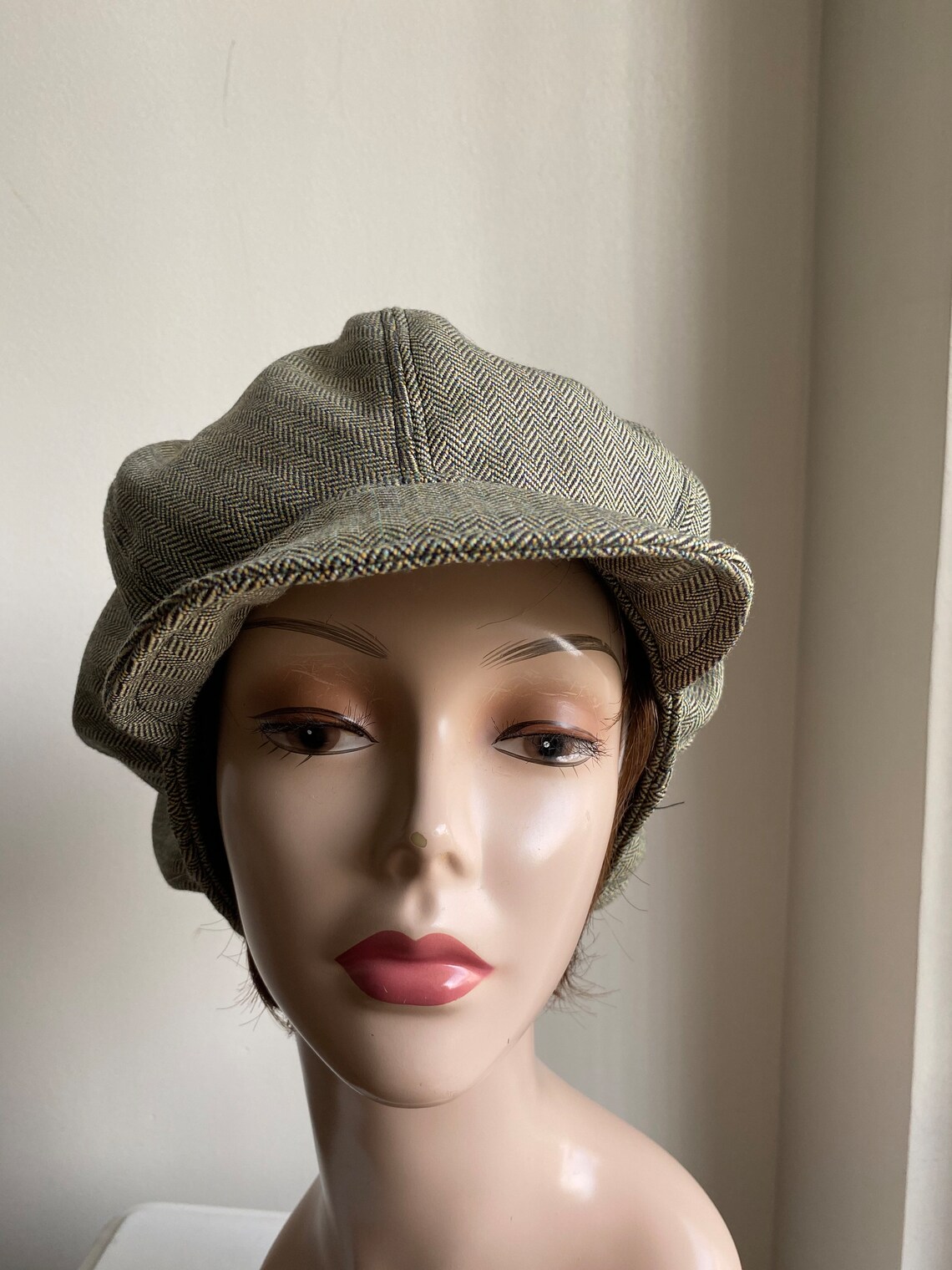 Wool Newsboy Cap Paperboy baker Boy apple Hat Slouchy - Etsy