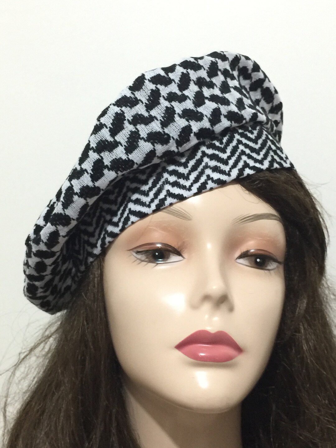 Keffiyeh Hat- Classic French Beret- Summer Beanie- Scottish Hat ...