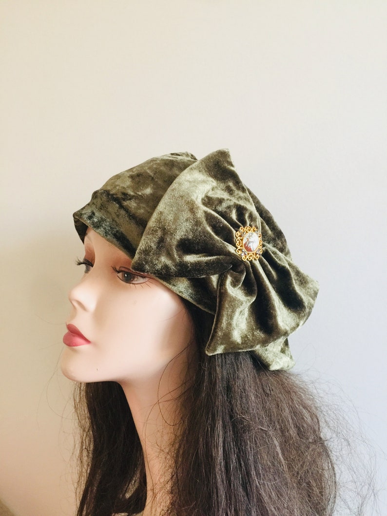 Spring Beret Velvet Slouchy Beanie Formal Beret With Bow - Etsy