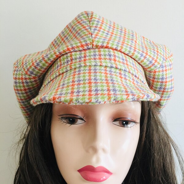 Green Paperboy Hat - Etsy
