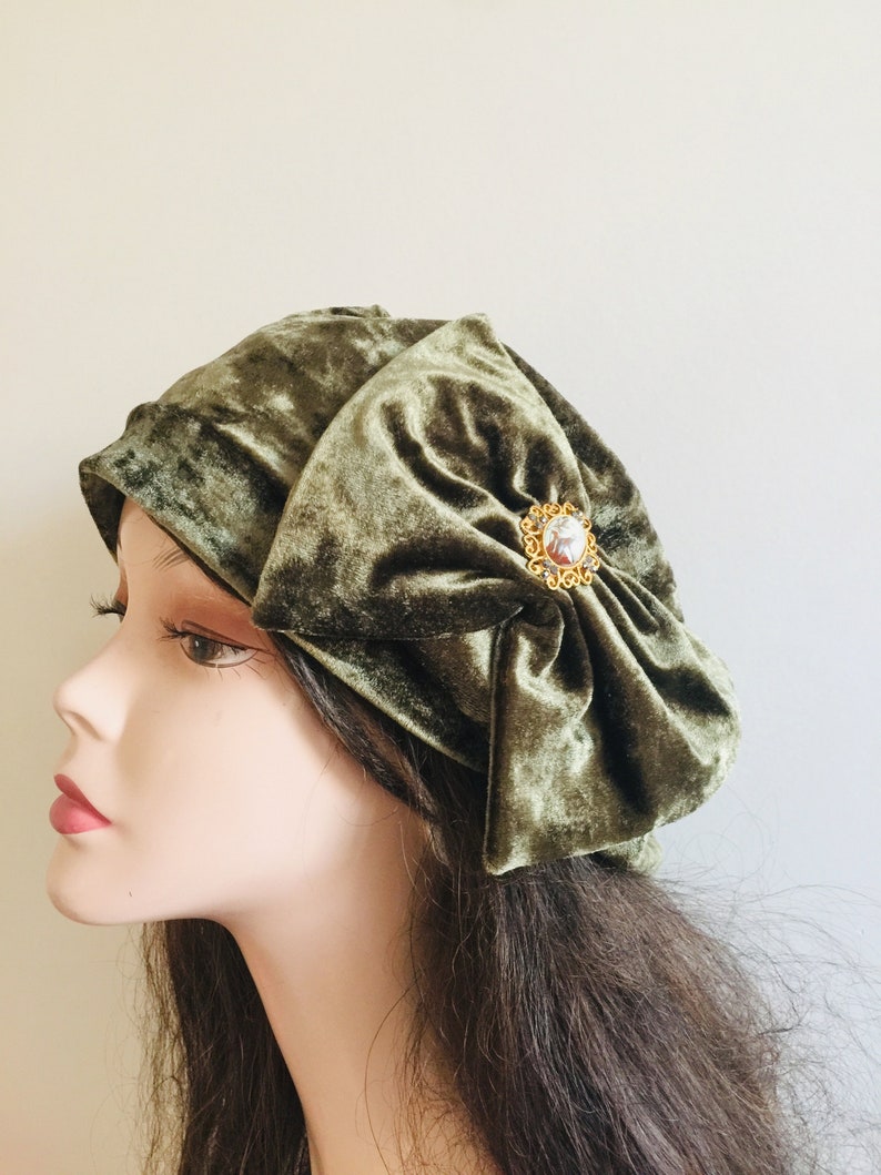 Spring Beret Velvet Slouchy Beanie Formal Beret With Bow - Etsy