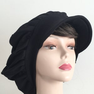 Newsboy Cap for Long Hair- Hat for Large Head -cotton Hair Wrap ...